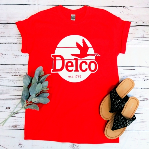 Handmade | Tops | Delco Unisex Tshirt | Poshmark